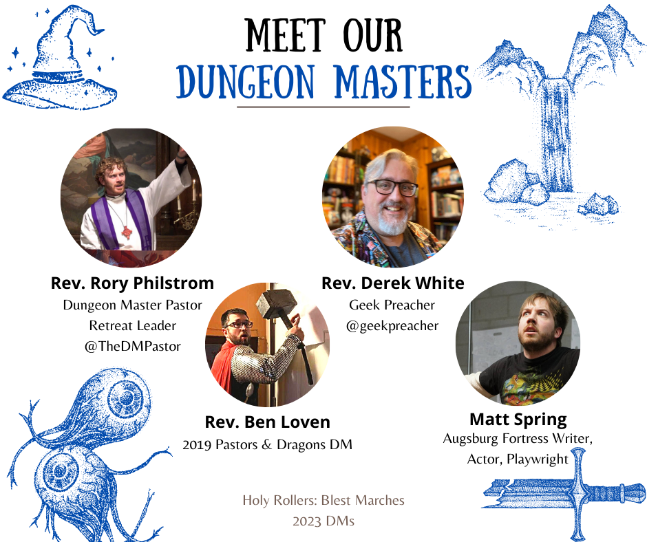 Announcing the Holy Rollers Dungeon Masters! – Roll for Joy