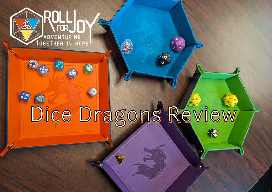 Dice Dragons – Dice & Dice Tray Review – Roll for Joy